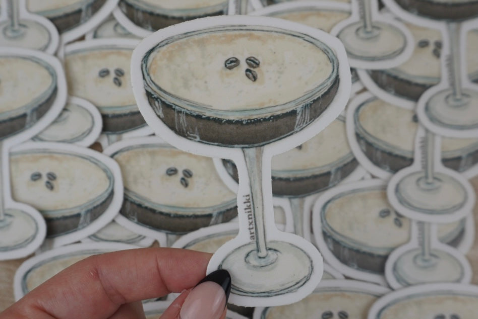 Espresso Martini Cocktail Sticker – artxnikki