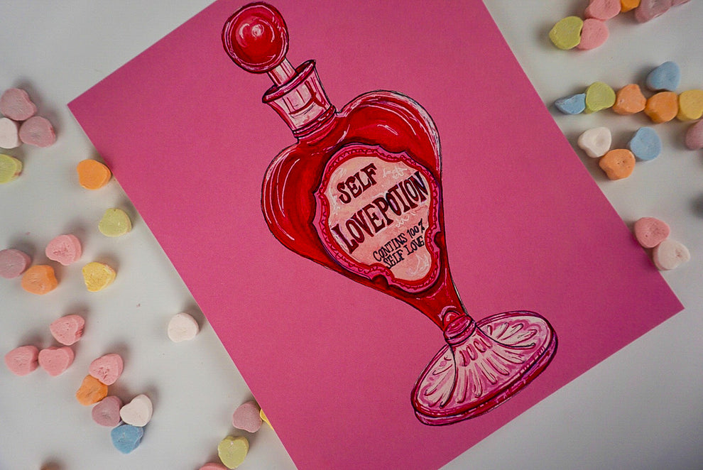 (Self) Love Potion Art Print – artxnikki