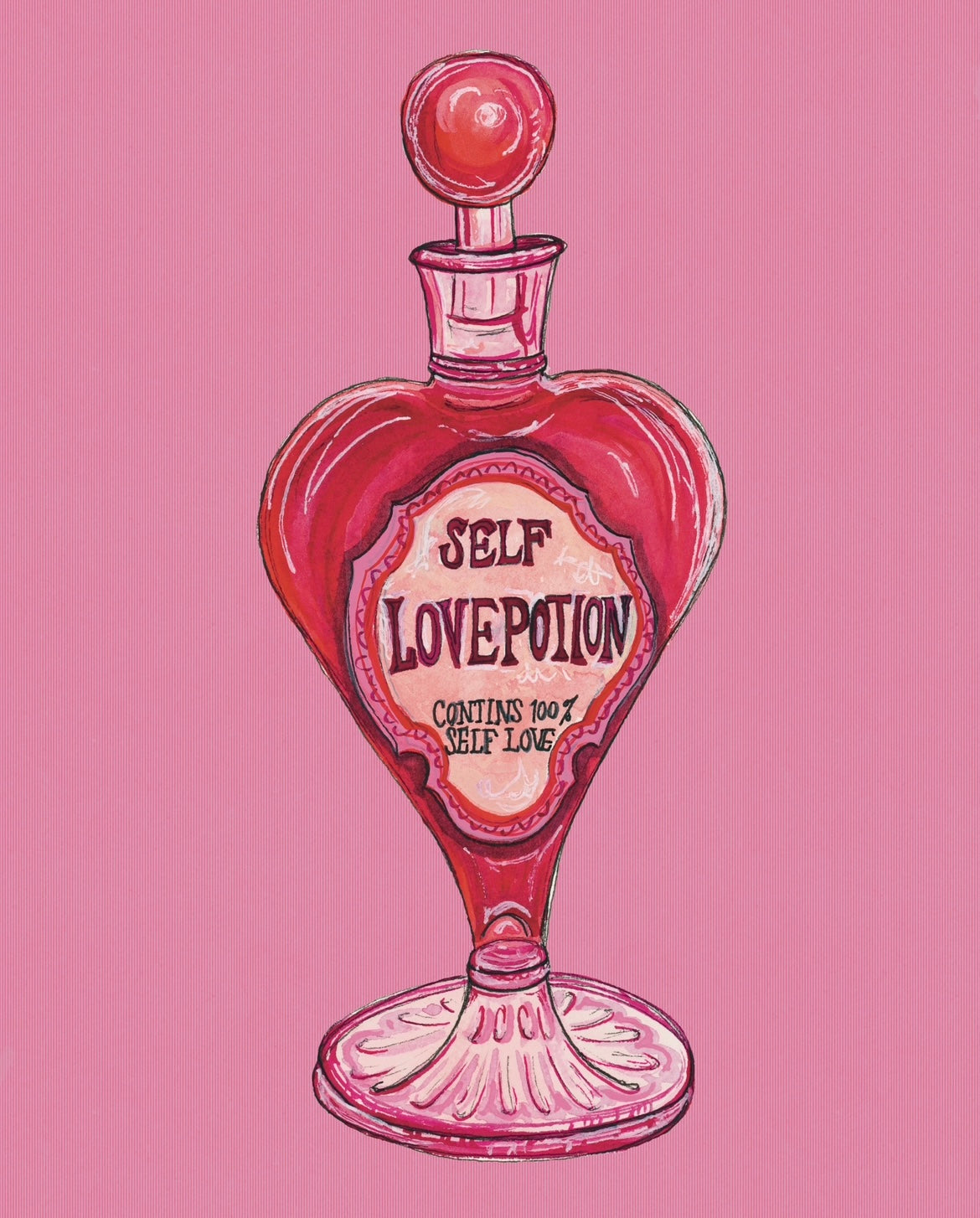 (Self) Love Potion Art Print – artxnikki