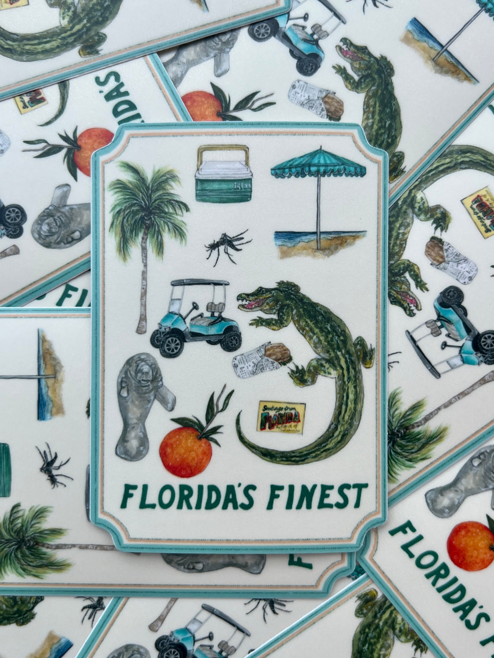 Florida's Finest Sticker – artxnikki