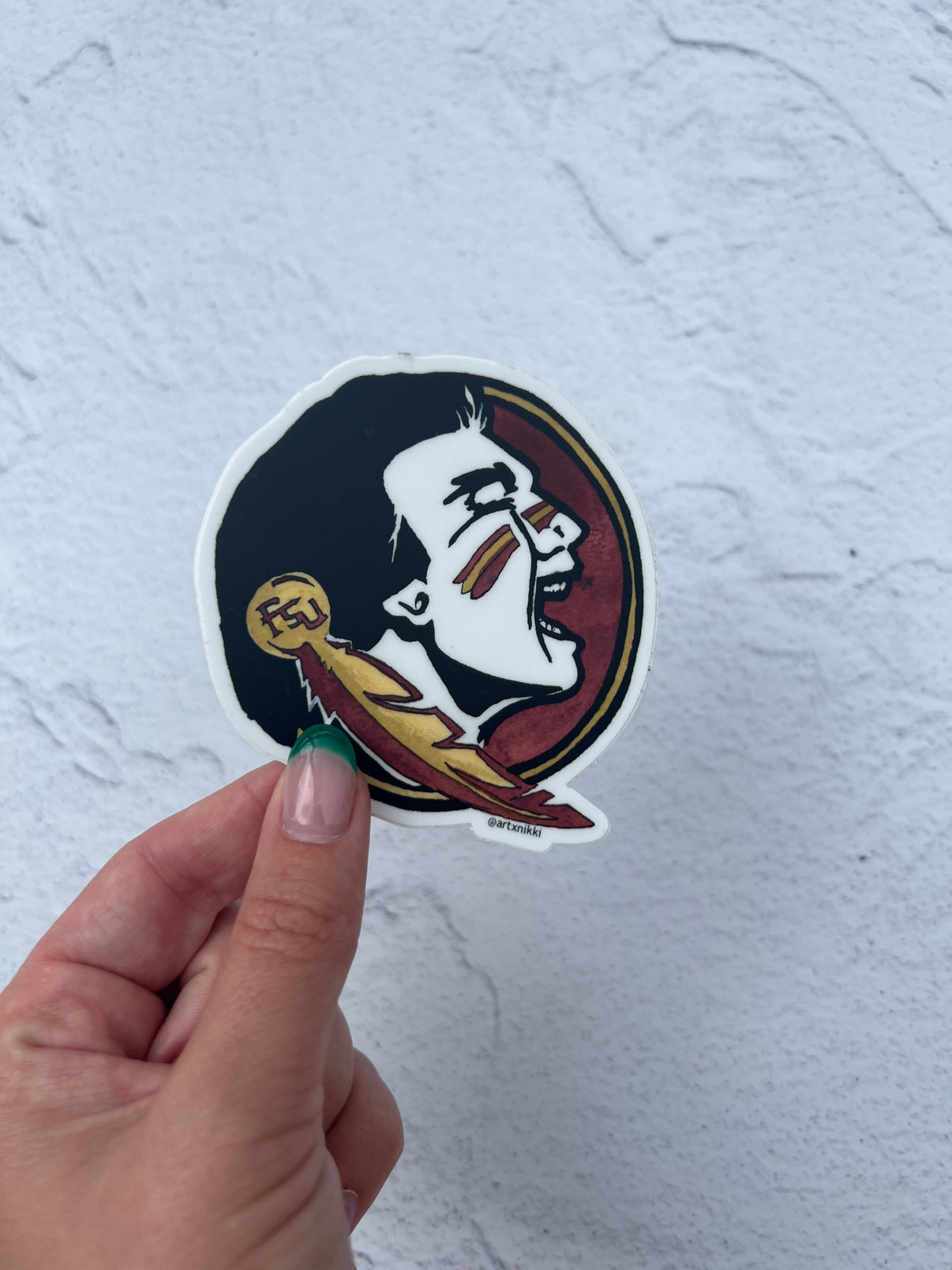 FSU Seminole Logo Sticker – artxnikki