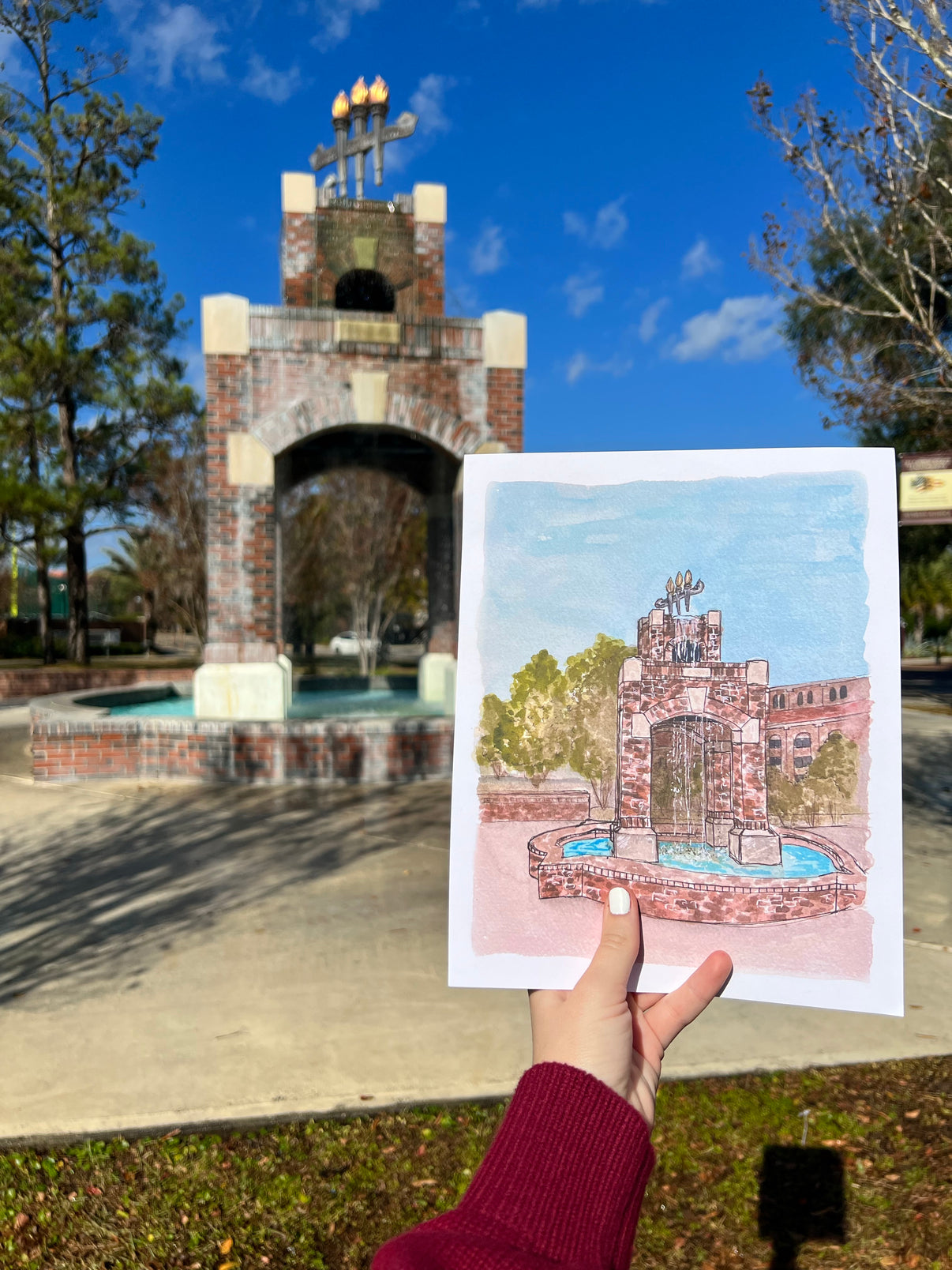 FSU Heritage Tower Print – artxnikki